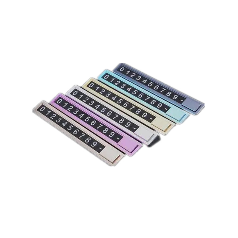 Rubber Magnetic Number Sticker